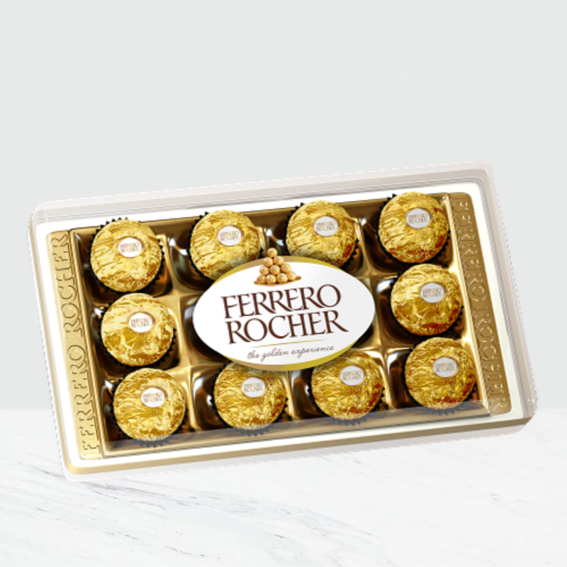 CHOCOLATE FERRERO ROCHER - 12 unidades